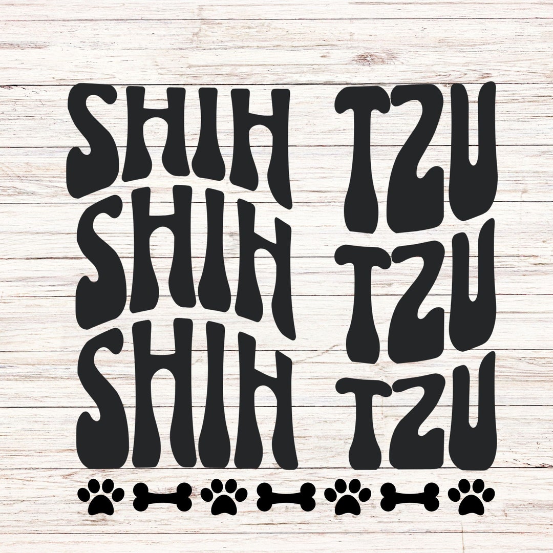 Shih Tzu Dog SVG, Shih Tzu SVG, Best Gifts for Dog Lovers, Shirts, Shih ...