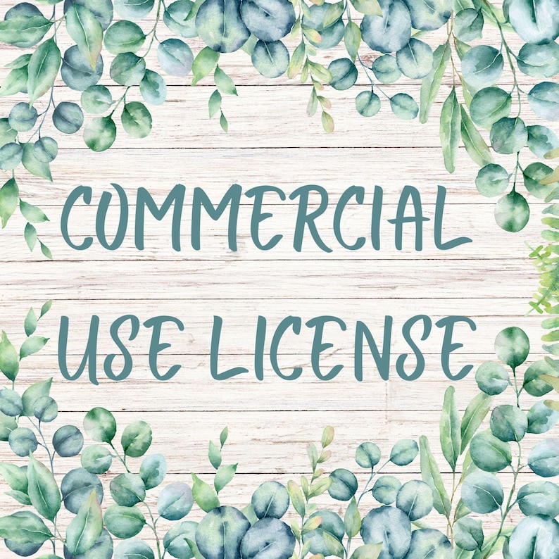 Commercial Use License for Designs - POD (print on Demand) - No Credit ...
