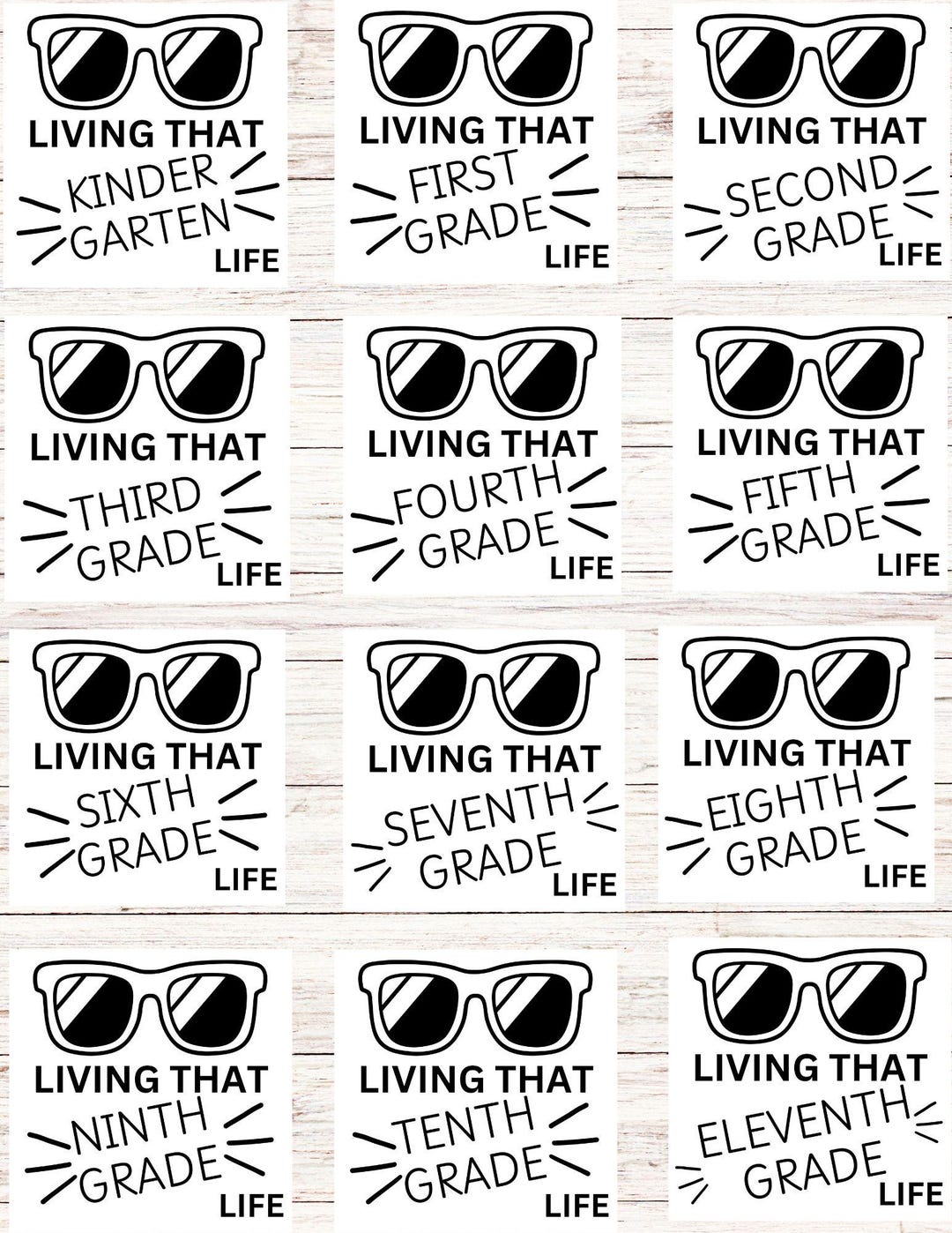 Living That School Life SVG Bundle, First Day of School SVG, Back to ...