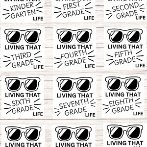 Living That School Life SVG Bundle, First Day of School SVG, Back to ...