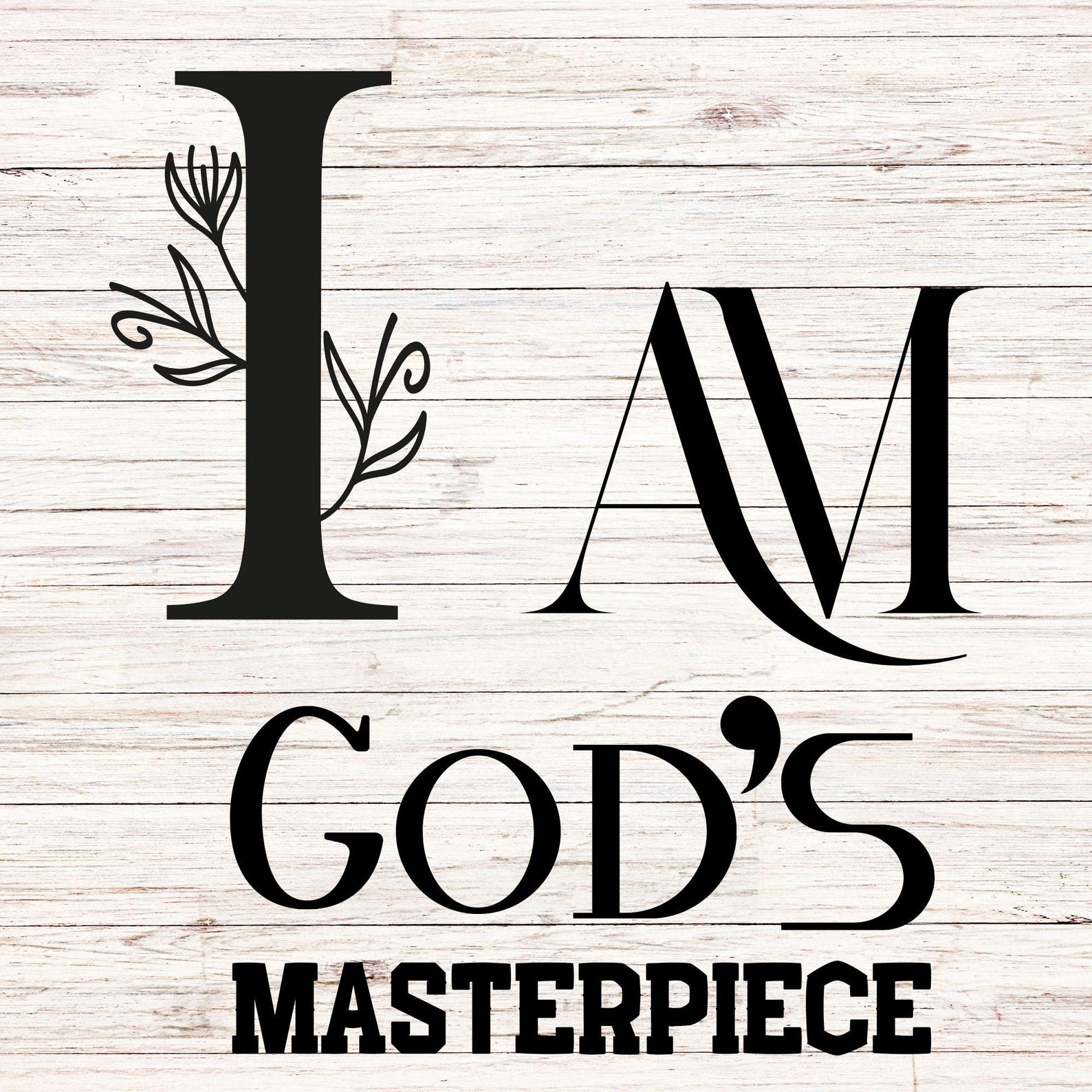 Christian SVG, I Am God's Masterpiece SVG, God Svg, God Png, Faith, God ...