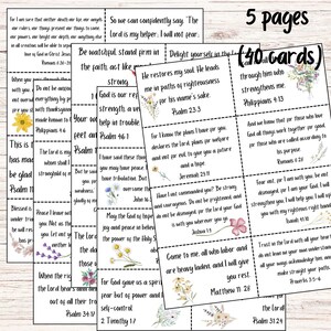 Bible Verse Cards, ESV Bible Cards, Bible Memory Verse Cards, Scripture ...
