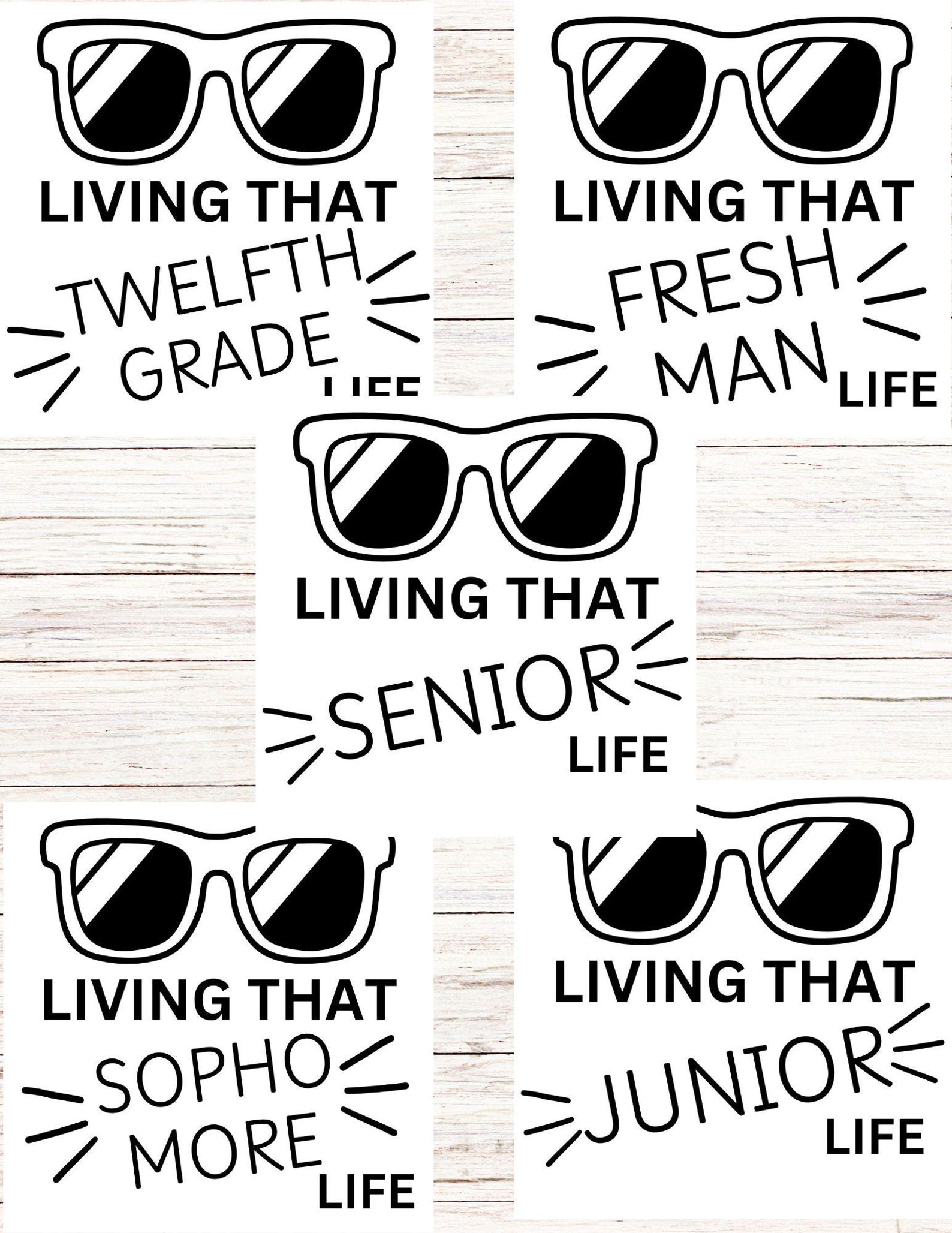 Living That School Life SVG Bundle, First Day of School SVG, Back to ...