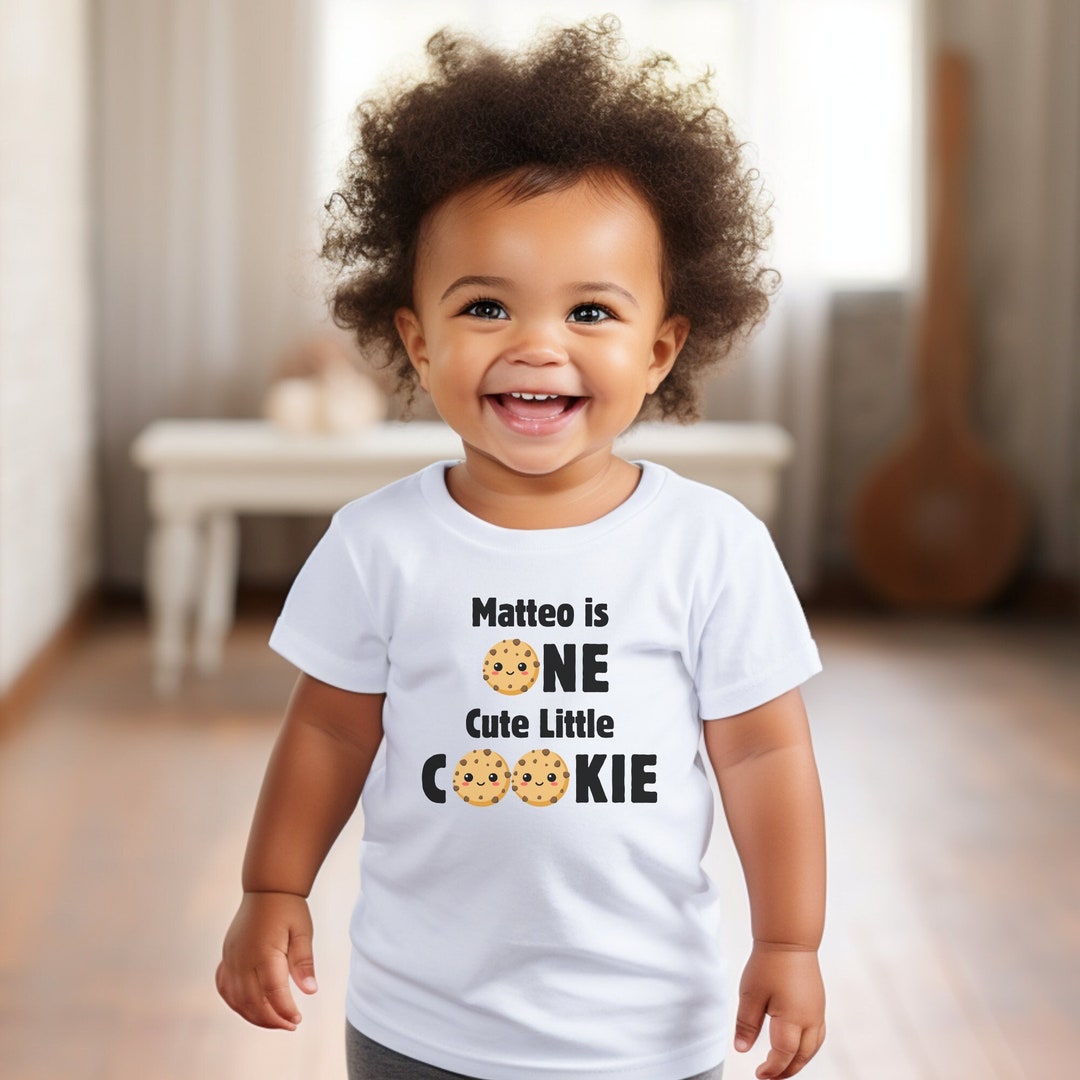 Personalized First Birthday Tshirt One Year Old Custom Tee Bday Boy ...