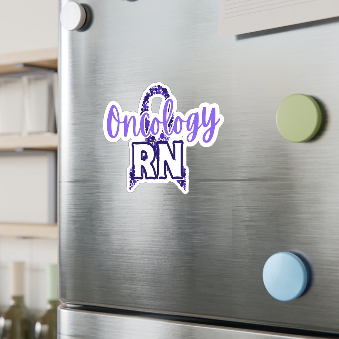 Nurse Decal Oncology RN Vinyl Sticker Gift for Nurse Appreciation Week ...