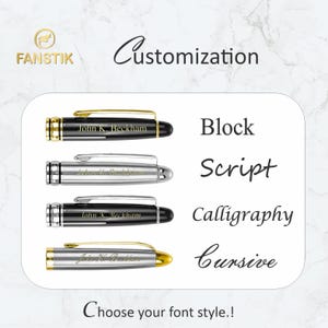Personalized Pen, Elegant Engraved Pen. Luxury Customized Ballpoint Pen ...