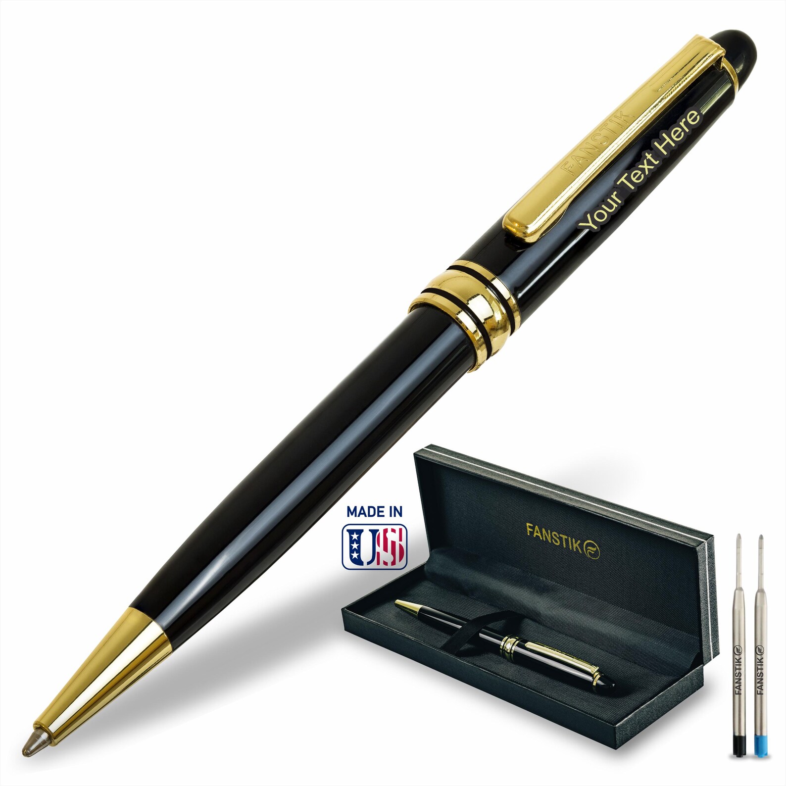 Personalized Pen, Elegant Engraved Pen. Luxury Customized Ballpoint Pen ...