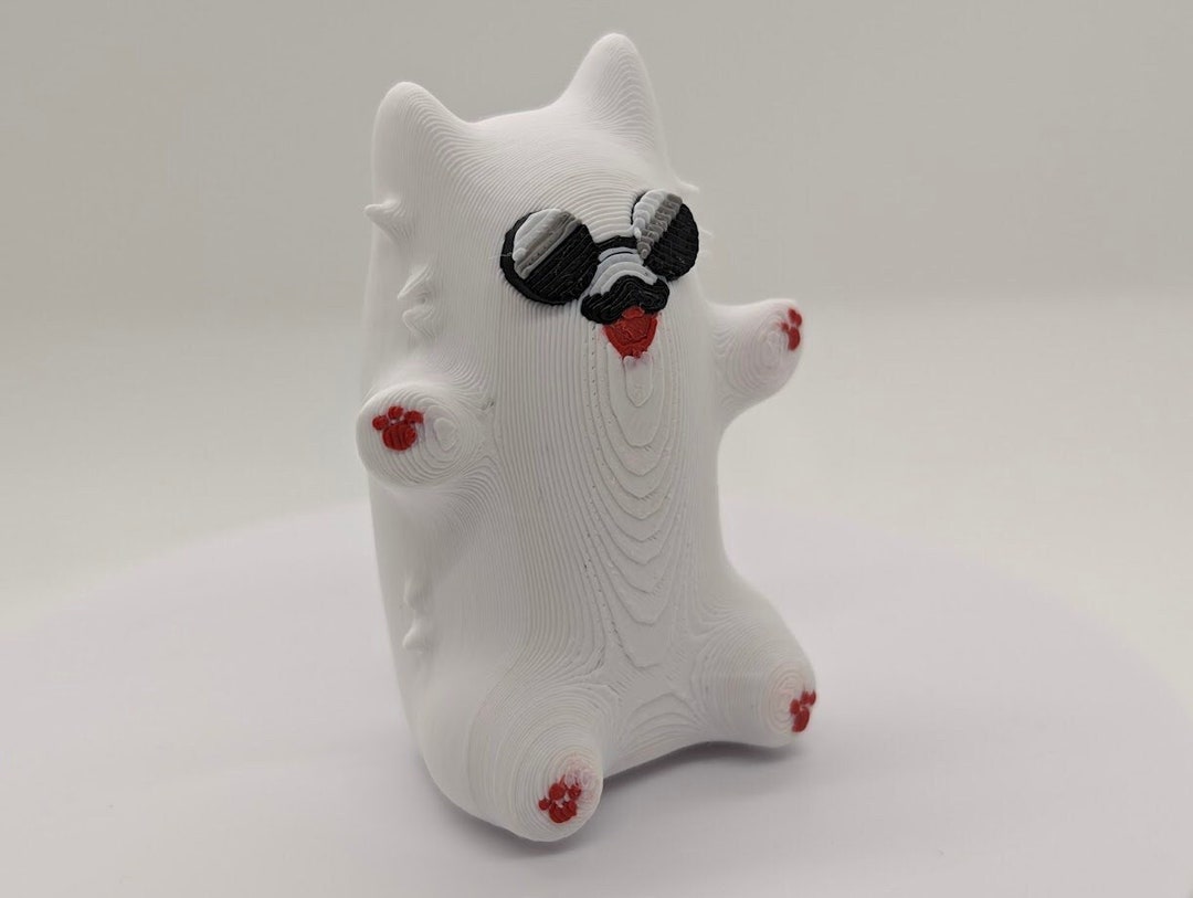 Gojo cat Form Jujutsu Kaisen Anime Figure Figurine Decoration Cute 3D ...