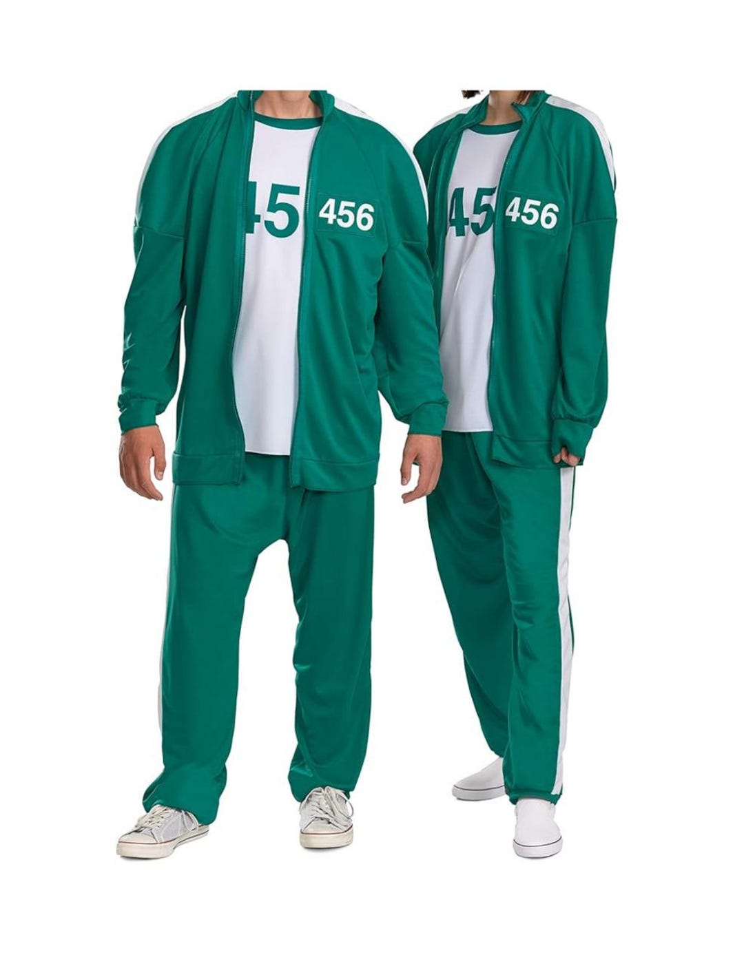 Green Tracksuit Squid Game Cosplay Costume or Tracksuit With T-shirts ...