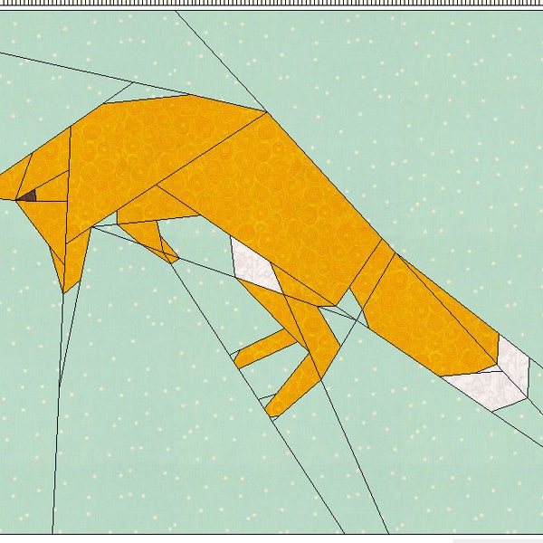 Fox Quilt Pattern - Etsy