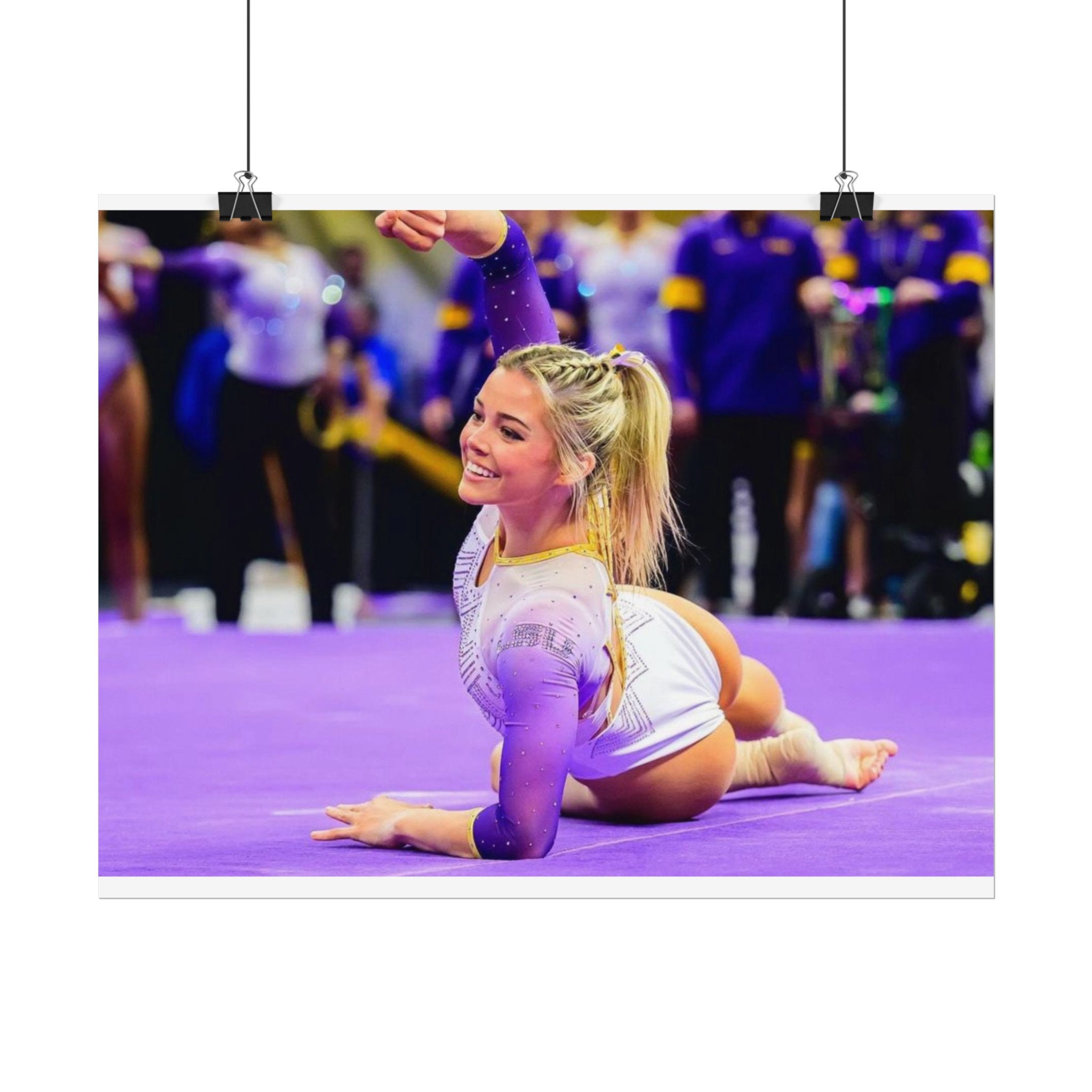 Olivia livvy Dunne Premium Poster LSU Gymnast - Etsy