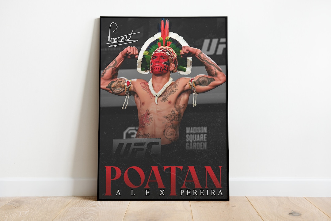Alex Pereira, Poster, UFC Poster, Poster Ideas, Fighter Poster, Athlete ...