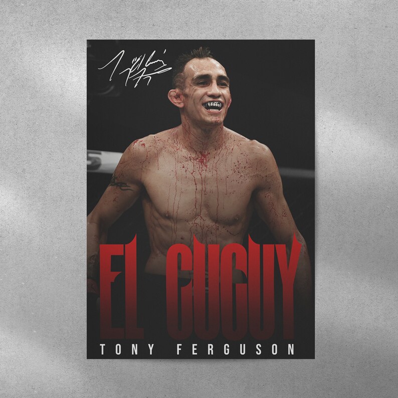 Tony Ferguson, Poster, UFC Poster, Poster Ideas, Fighter Poster ...