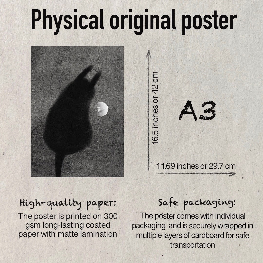 The Gift Original Minimalist Poster, High-quality Art Print for Modern ...