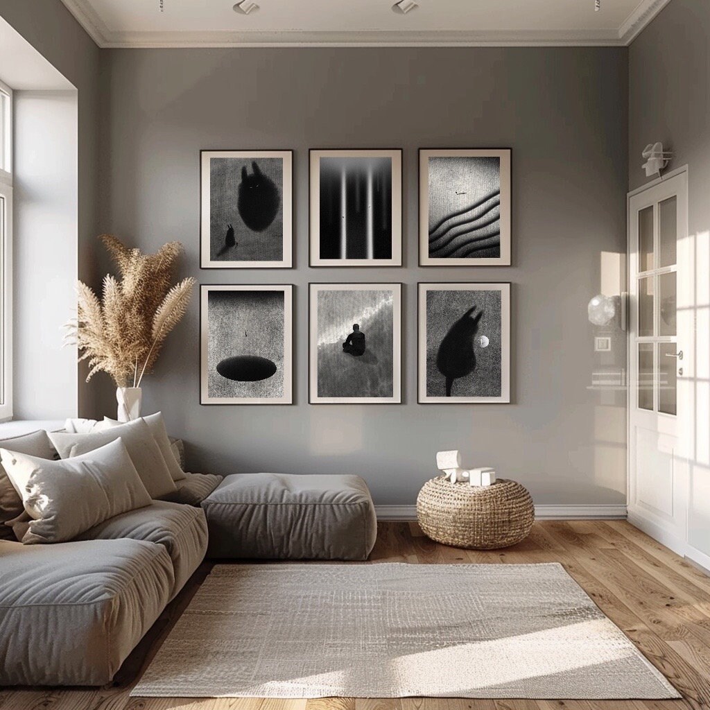 The Gift Original Minimalist Poster, High-quality Art Print for Modern ...