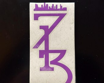 713 Baby Blue Die Cut Vinyl Decal - Etsy