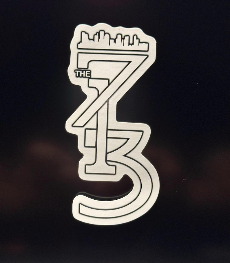 713 HTX Decal White & Black - Etsy