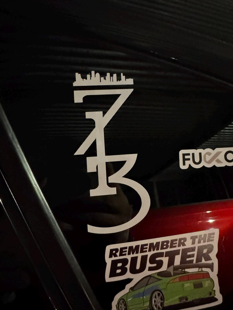 713 Purple Die Cut Vinyl Decal - Etsy