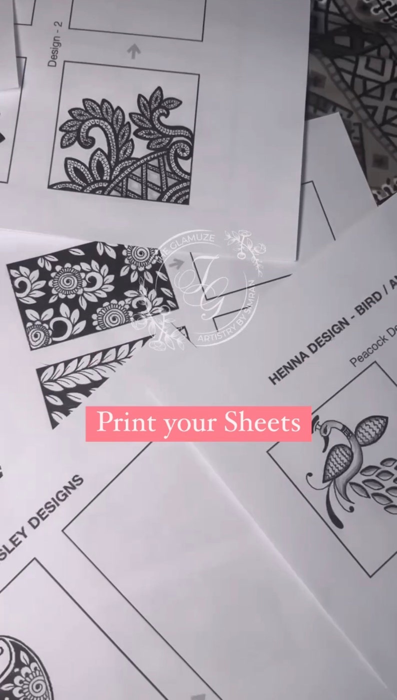 Henna / Mehndi Practice Book With Designs - Bridal Edition - Etsy