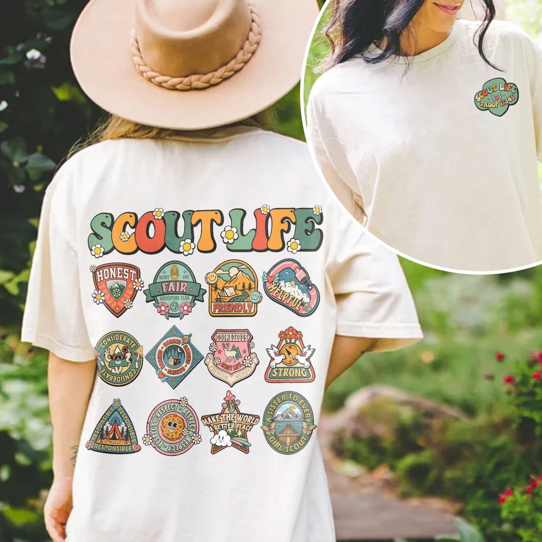 Unisex Scout Life T-shirt, Retro Scout Life Shirt, Motivational Camping ...