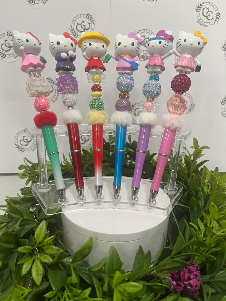 Hello Kitty Pens - Etsy