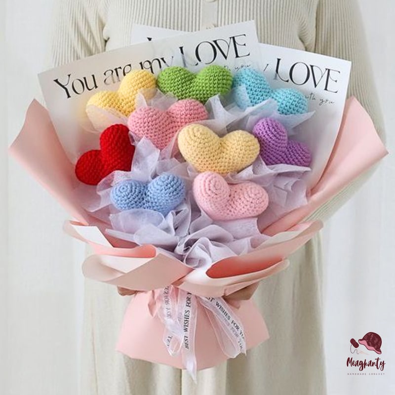 Crochet Heart Pattern - Etsy