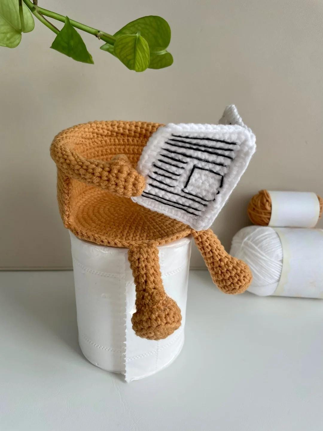Jellycat Toilet Paper Box Crochet PDF Pattern - Cute Tissue Box Crochet ...