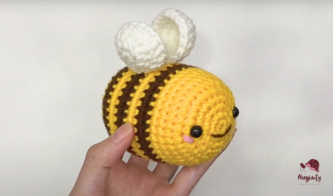 Crochet Bee Pattern, PDF Download Baby Mini Bee, Easy Beginner Friendly ...