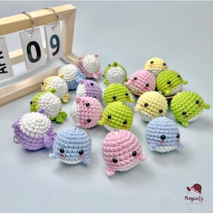 CROCHET PATTERN Dolphin Keychain, Sea Animals Pattern, Ocean Toys ...