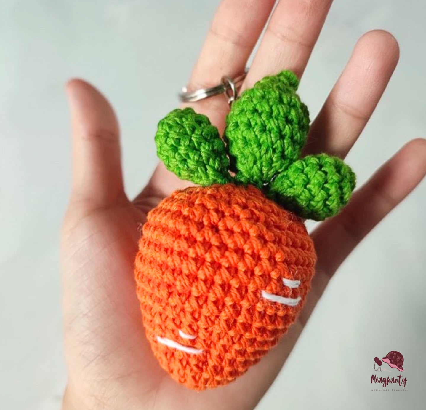 Amigurumi PATTERN: Crochet Carrot Keychain Pattern, Amigurumi Carrot ...