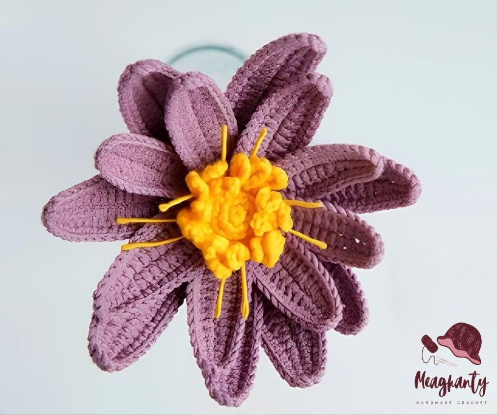 Amigurumi Water Lily Crochet Pattern, Water Lily Crochet Pattern ...