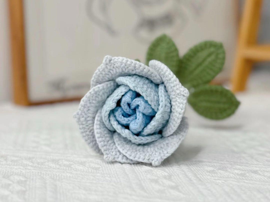 Crochet Rose Darby Flower PDF English Pattern - Crochet Special Flower ...