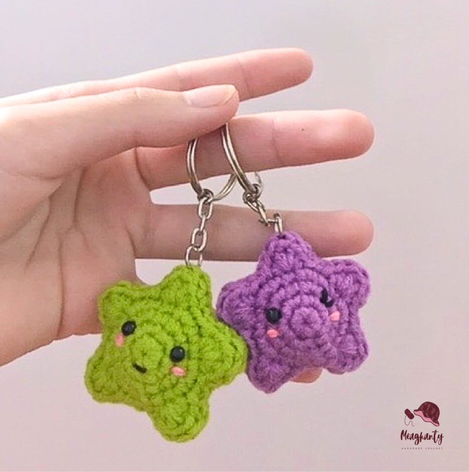 Crochet Star Keychain Pattern Beginner-friendly, Perfect for All ...