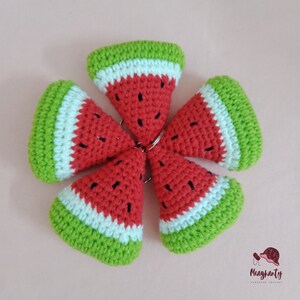 CROCHET PATTERN Watermelon, Amigurumi Tutorial PDF in English ...