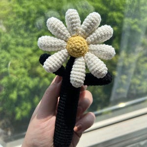 Crochet Daisy Lightstick PDF Pattern, How to Crochet Lightstick Daisy ...