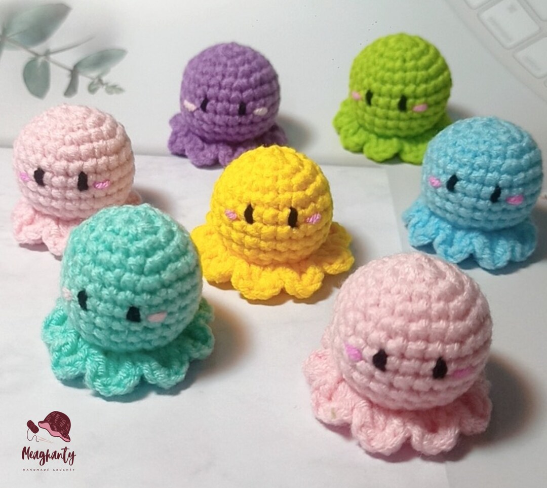 No Sew Cute Octopus Crochet Pattern, Under the Sea Octopus Amigurumi ...
