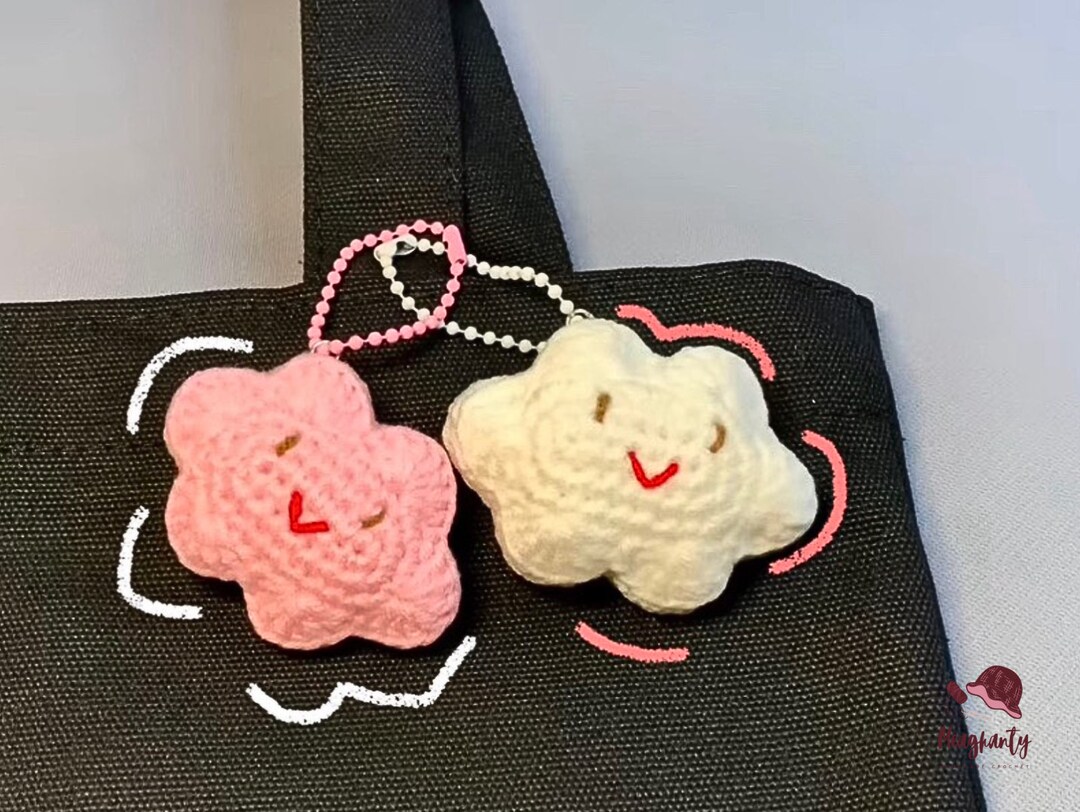 No Sew Cloud Keychain CROCHET PATTERN, Amigurumi Cloud PDF Tutorial ...