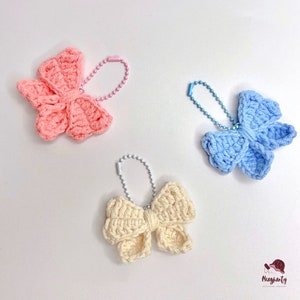 AMIGURUMI PATTERN: Cute Crochet Bow Pattern - Coquette Bow Pattern ...