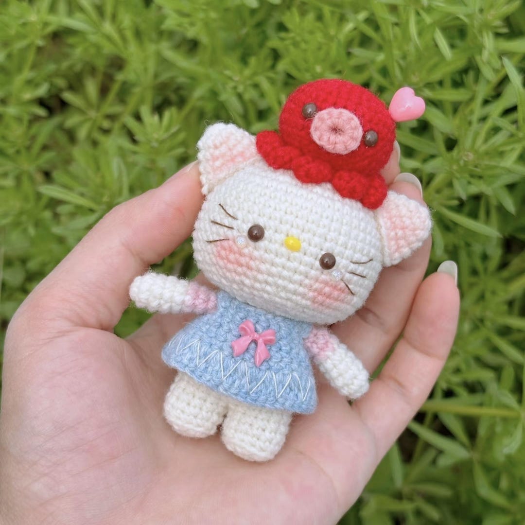 Crochet Cute Octopus Kitty PDF Pattern - Cute Cat Crochet Tutorial ...