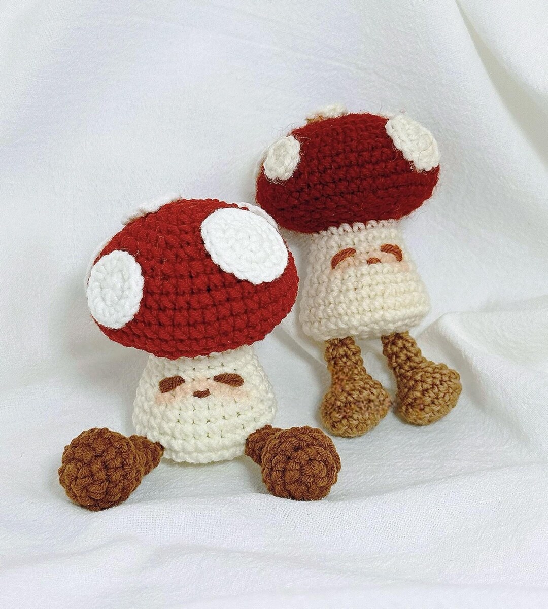 Mushroom Crochet PDF Pattern - Fall Crochet Amigurumi Tutorial - Home ...