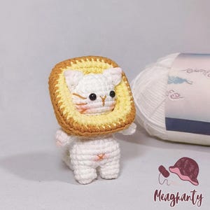 Easy Crochet Mini Bread Cat PDF Pattern - Loaf Cat Crochet Amigurumi ...