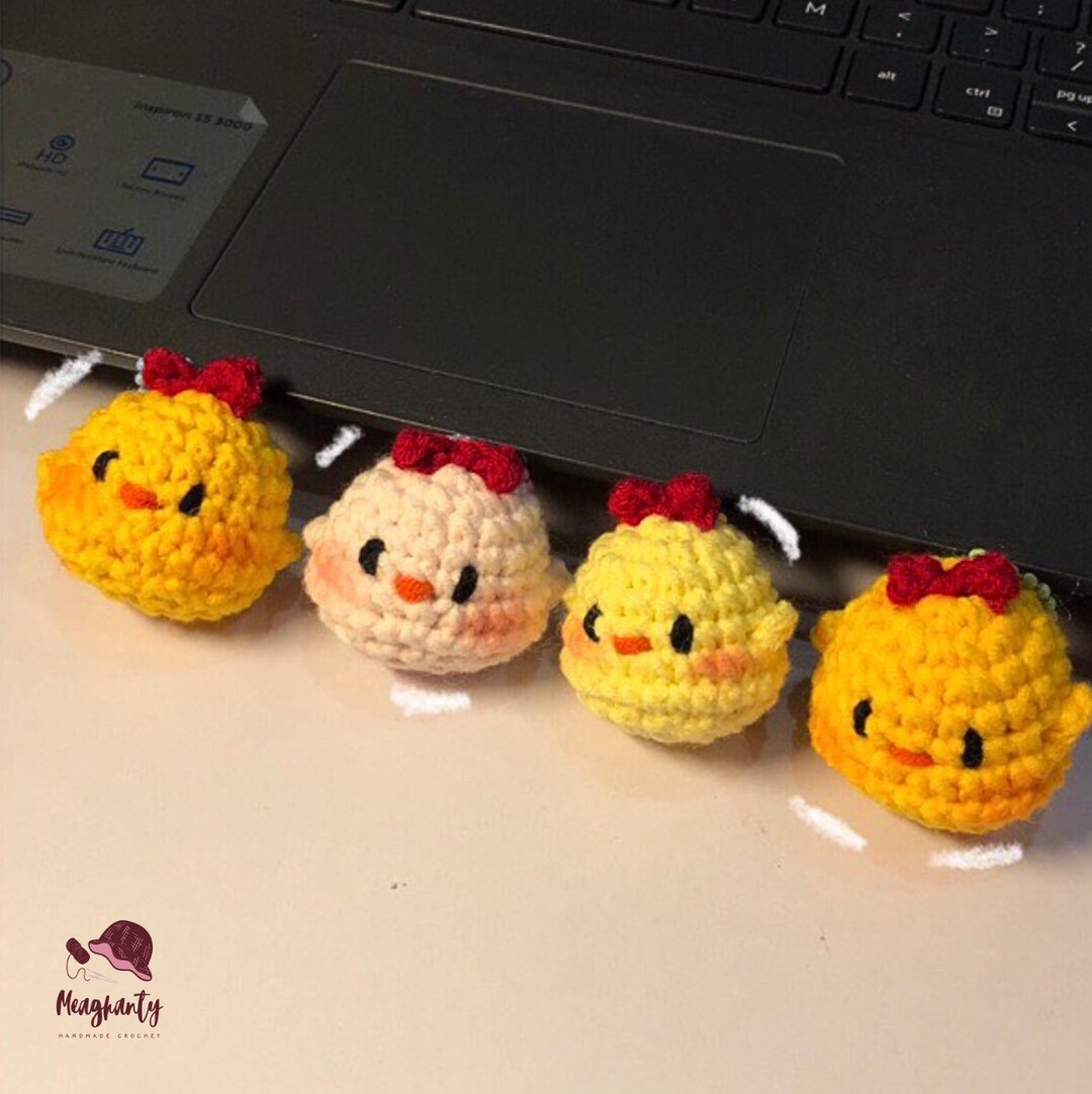 CROCHET PATTERN Chick Keychain, No Sew Pattern, Amigurumi Tutorial PDF ...