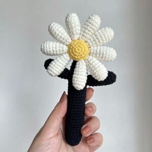 Crochet Daisy Lightstick PDF Pattern, How to Crochet Lightstick Daisy ...