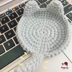 Crochet Cat Coaster Pattern - Easy PDF Crochet Pattern - DIY Cup ...