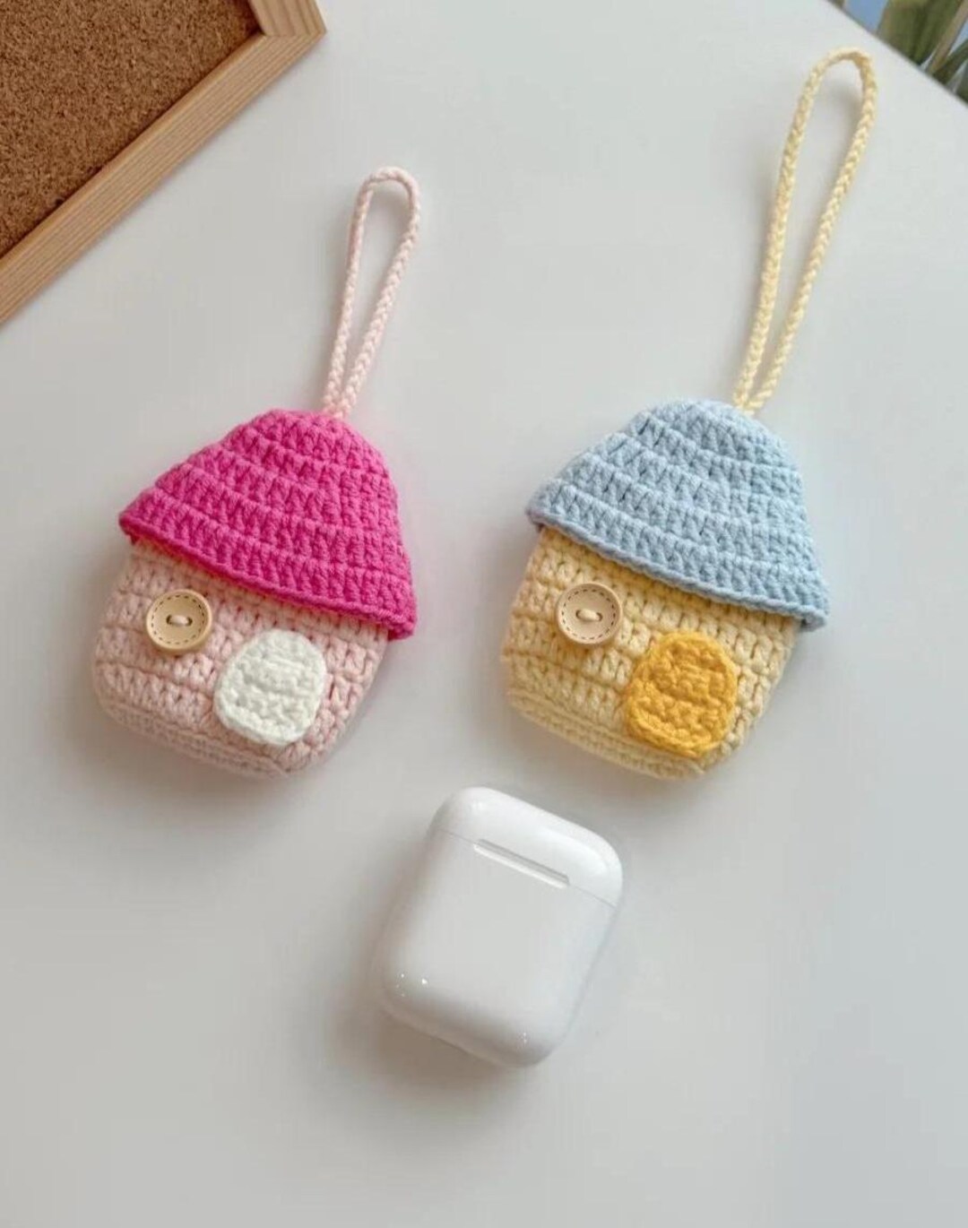 Little House AirPod Case Crochet PDF Pattern, AirPod Pouch Crochet ...