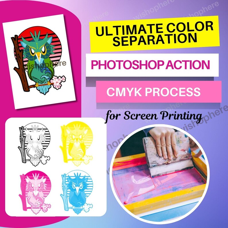 Ultimate Color Separation Photoshop Action - Etsy