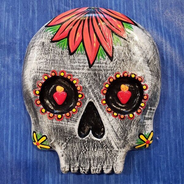 Ceramic Sugar Skull - Etsy