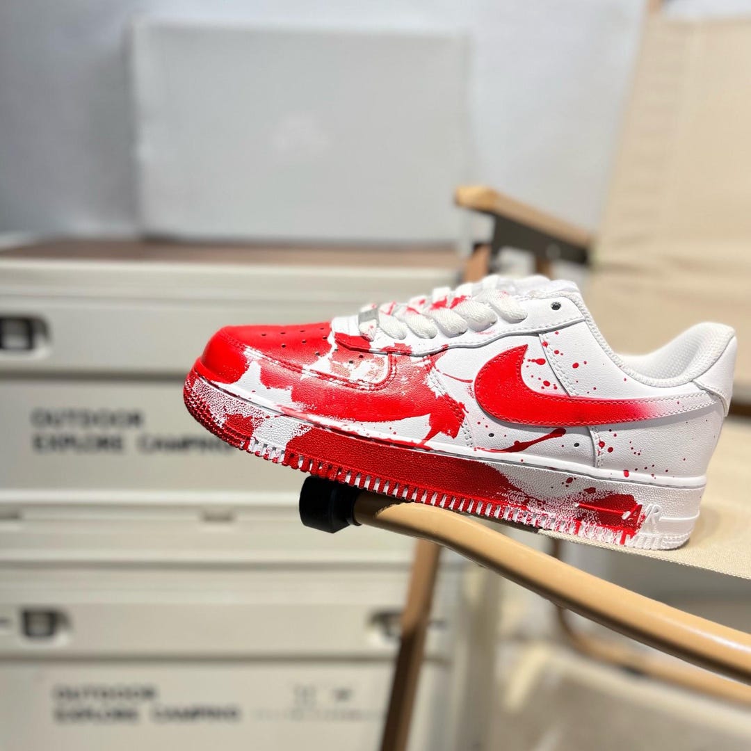 Custom AF1 Sneakers, Custom Air Force 1 Shoes, Hand-painted Sneakers ...