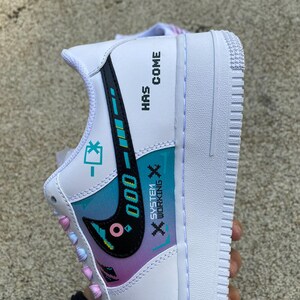 Custom AF1 Sneakers, Custom Air Force 1 Shoes,handmade ,cyberpunk ...