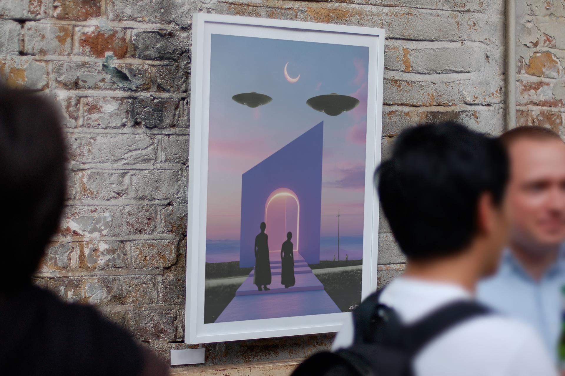 UFO Poster | Dreamcore | Retro Futurism | Alien Art | UFO Art ...